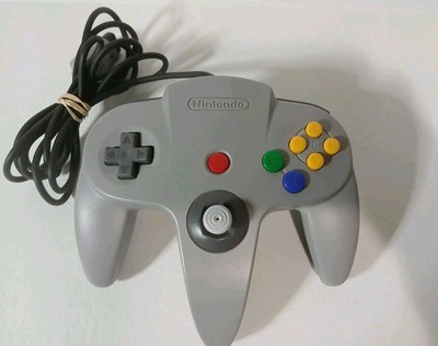 Nintendo 64 N64 Gray Controller Authentic OEM Tested & Working ...