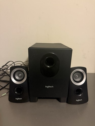 Logitech Z313 25W Wired Speaker System w/ Subwoofer 2.1 WORKS WITH AUX ...