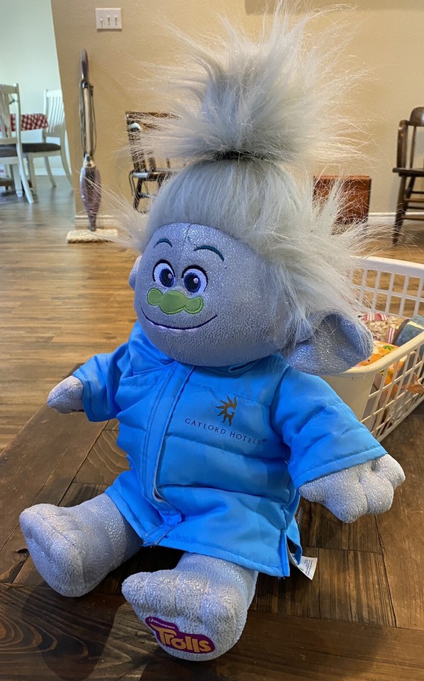 Dreamworks Build-a-bear Troll with Gaylord Hotels Parker. 21 inches ...