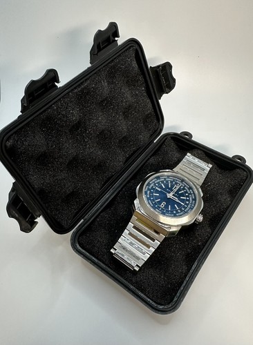 Small Watch Travel Case Box Foam Padded & Water Resistant | eBay