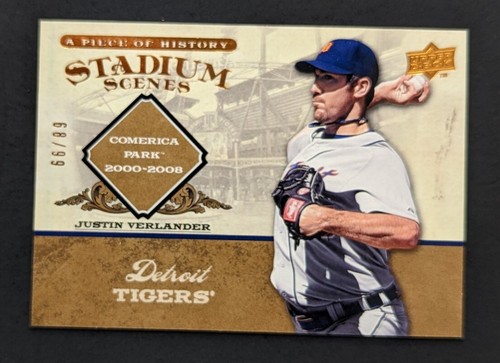 2008 Upper Deck A Piece of History - Stadium Scenes Justin Verlander #SS22 Copper /99 for sale ...