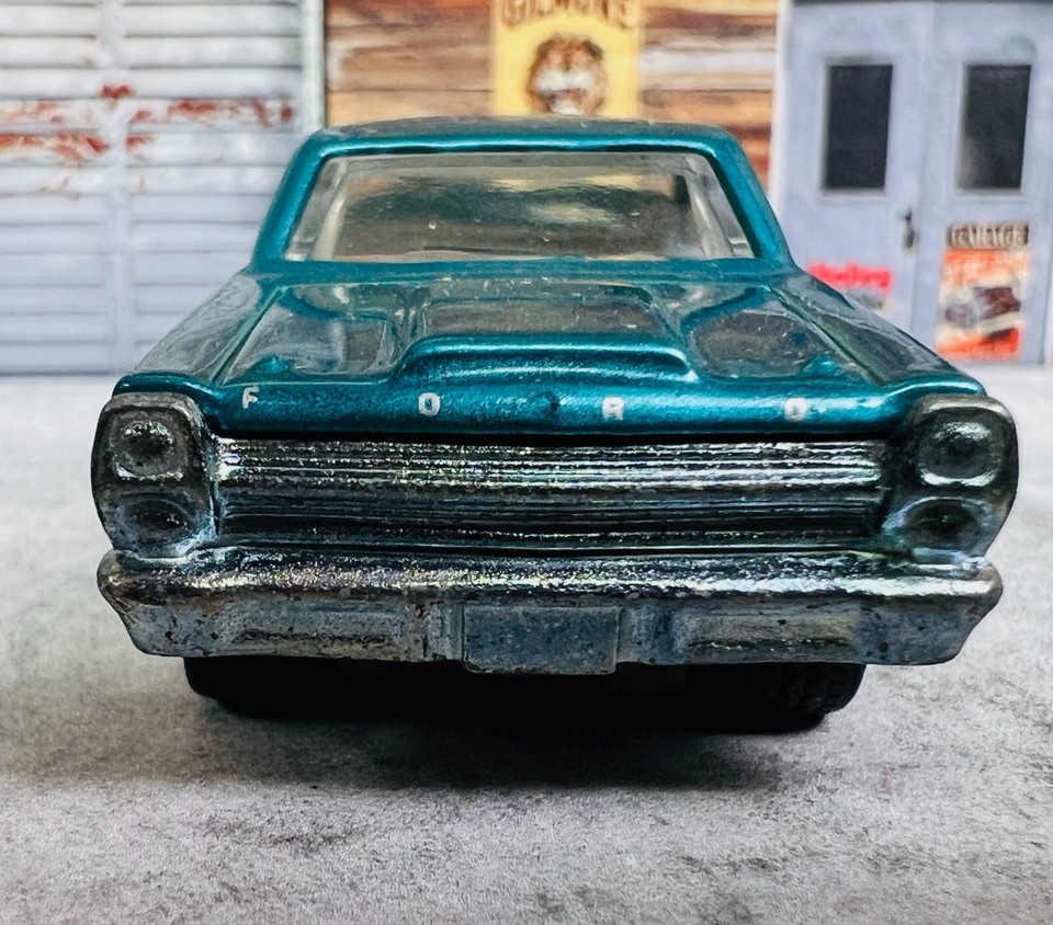 🇺🇸🇺🇸Hot Wheels Garage 66 Ford Fairlane Real Riders Teal C20🇺🇸🇺🇸 | eBay