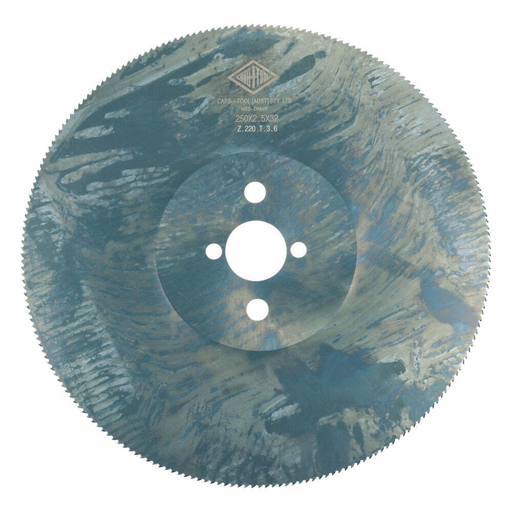 HSS CIRCULAR COLD SAW for METAL 250 X 2.5 X 32 X 200T - DM05 Vapour ...