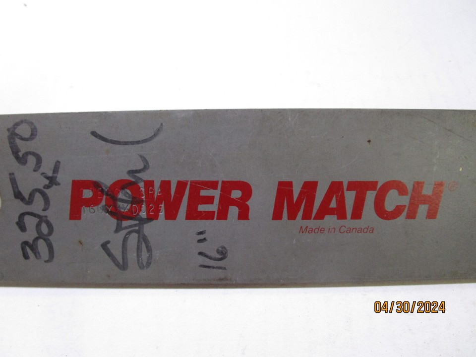 OEM OREGON POWER MATCH 16 INCH CHAINSAW BAR 160XXXD025 .325 | eBay