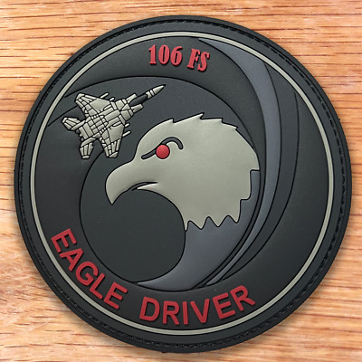 ISRAEL AIR FORCE EAGLE DRIVER 106 SQD PVC PATCH 3D F-15 "BAZ" (FLIGHT ...