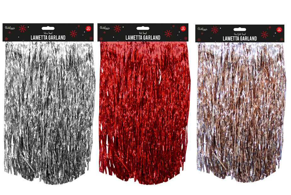 Christmas Lametta Garland Tinsel Lametta Angel Hair Xmas Hanging Tree ...