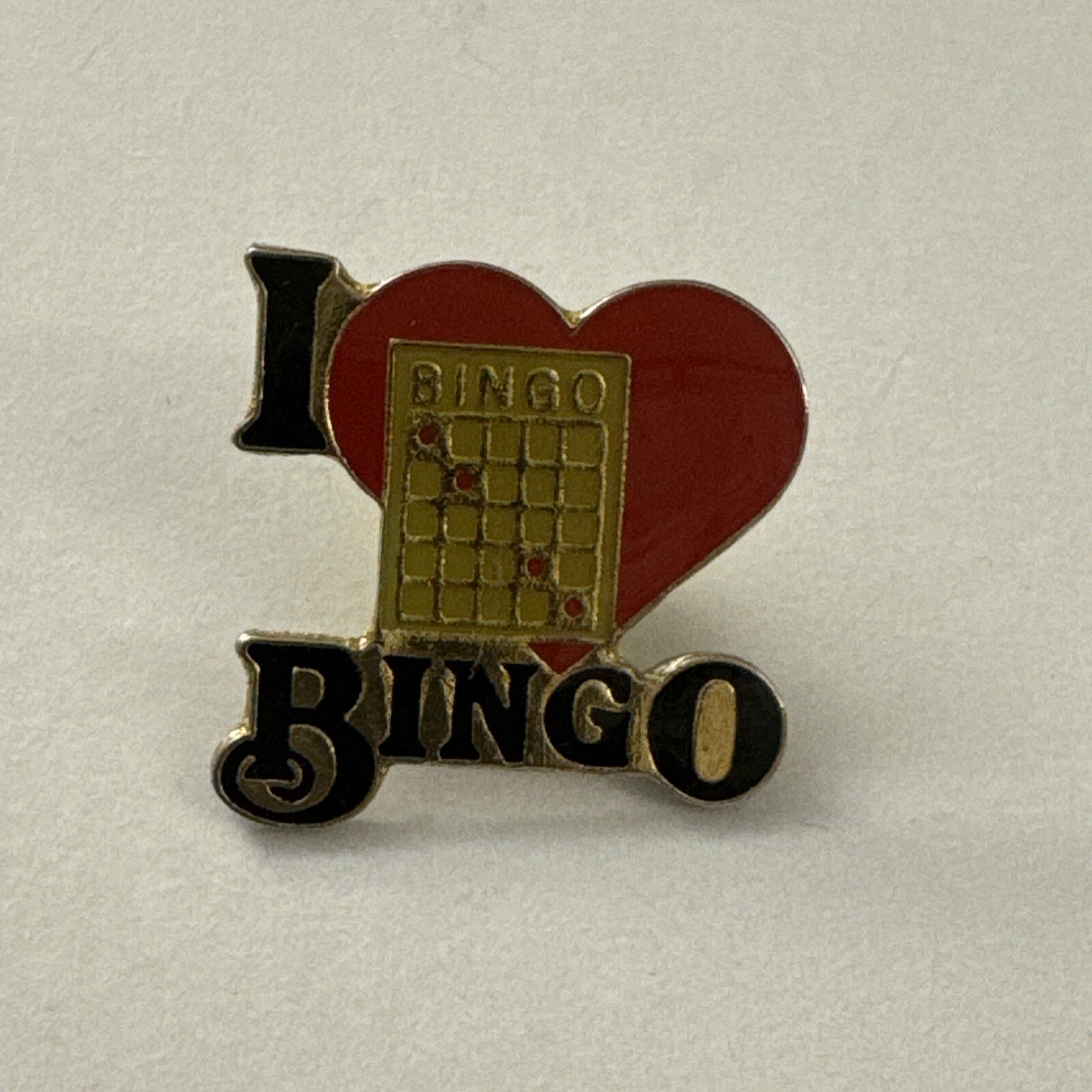 Vintage Retro I Love Bingo Pin Pinback PB3B | eBay