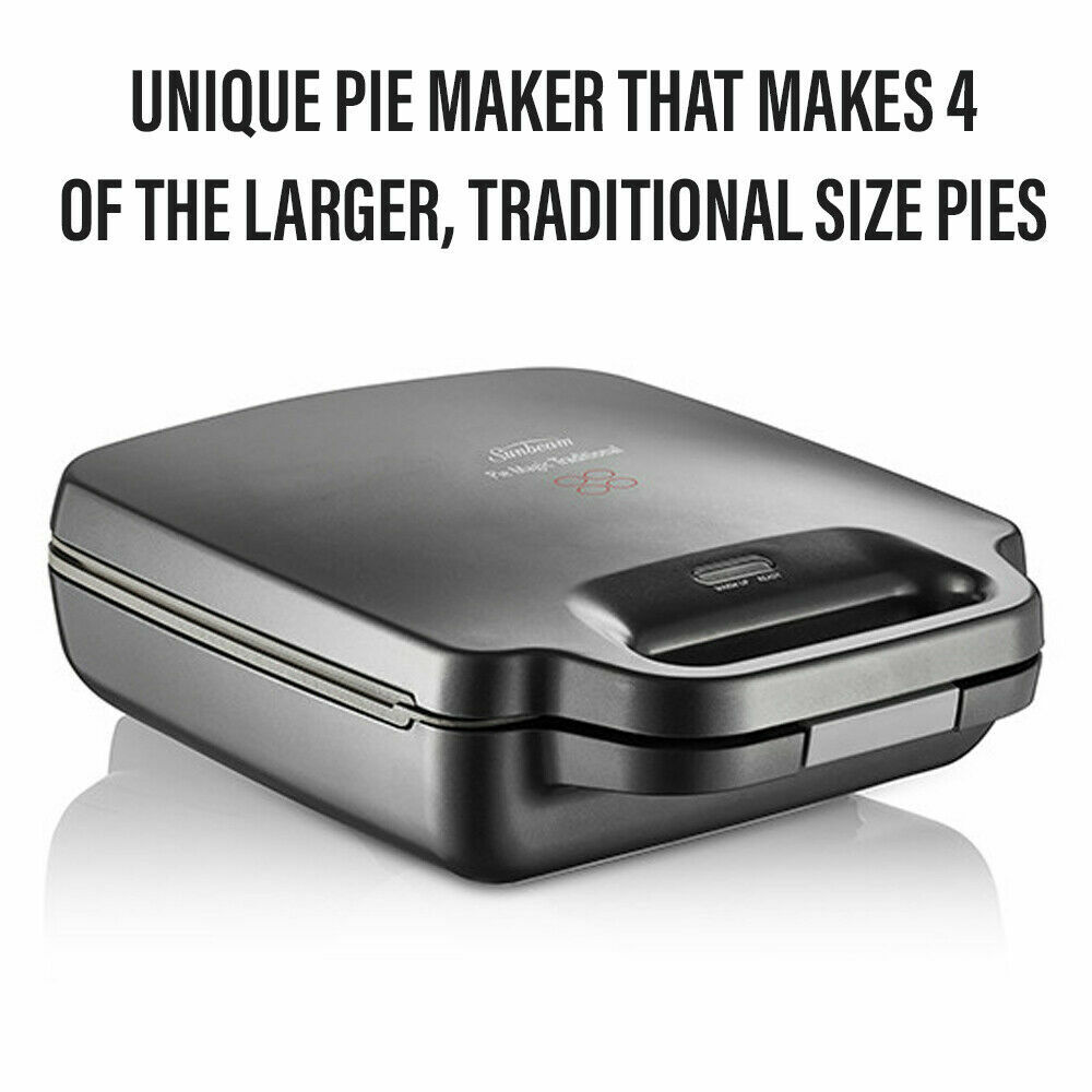Heavy Duty Sunbeam 4 Pie Maker Easy Traditional Fresh Frozen Pie Heater ...