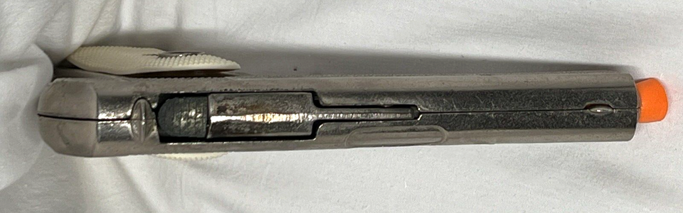 VTG 1950s Hubley Army Colt 45 Toy Star Cap Gun * RARE * Chrome ? | eBay