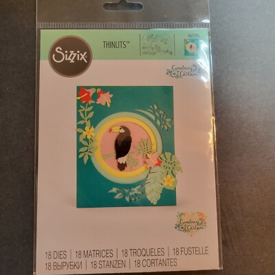 Sizzix Thinlits Die Set Jungle Shadow Box by Courtney Chilson #663595 ...