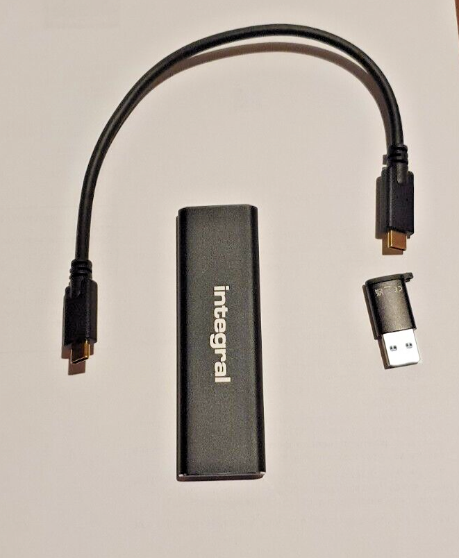 Integral 4TB External Portable Solid State Drive - Read 1050/Write ...