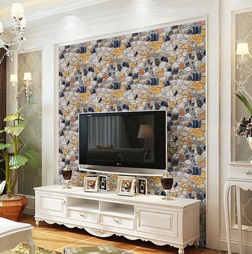 3D Brick Stone Effect Wallpaper Self Adhesive Wall Stickers Kitchen ...