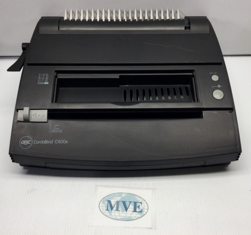 GBC C400e CombBind HOLE PUNCH BINDER BOOKLET MAKER | eBay