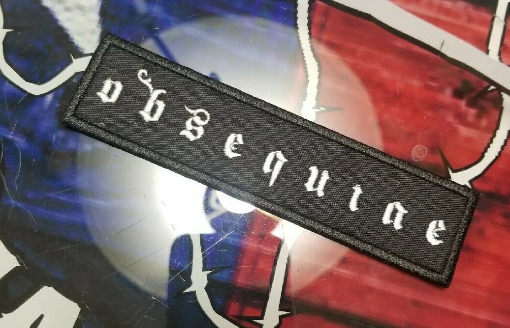 EMBROIDERED OBSEQUIAE BLACK METAL BAND PATCH (Please Read Ad) | eBay