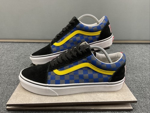 Vans Old Skool OTW Rally Checkerboard Sneakers Skate Shoes Red Blue Men ...