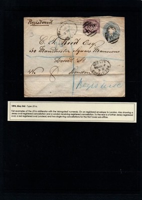 Jersey barred oval 409, Uprated registered, First Tower on reverse ...