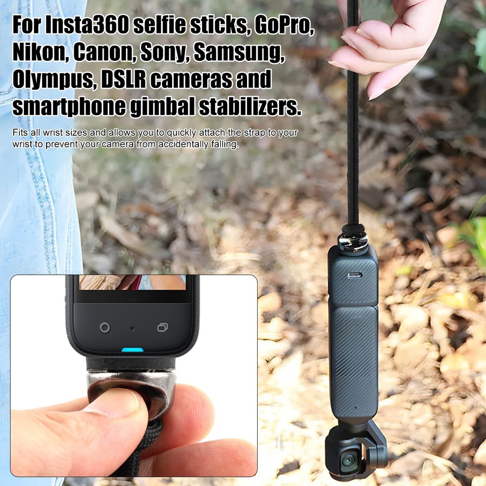 Anti-lost Lanyard Hand Wrist Strap for Insta360 One X2 X DJI Osmo ...