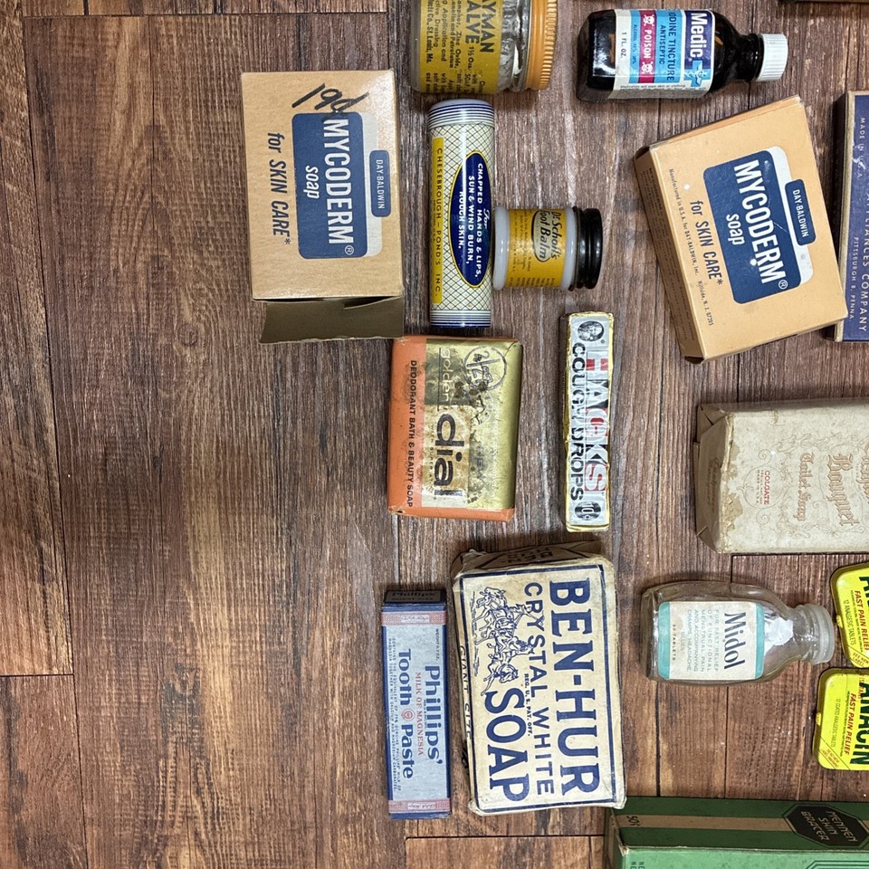 Vintage Toiletries- Soaps, Medicines, Powders, Salves, Balms, Etc | eBay