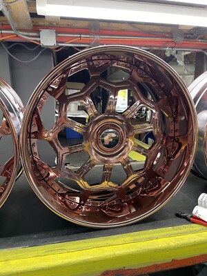 Dodge Ram Trx 28x12 Teos Chrome Rose Gold Forgiato Wheels | eBay