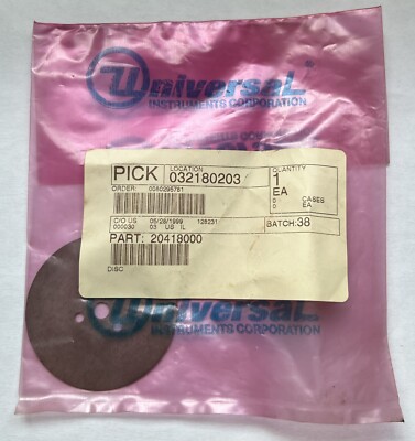 20418000 DISC Universal Instruments Genuine Replacement Parts | eBay
