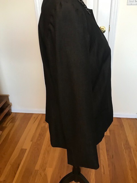 Tahari Black Jewel Neck Jacket ~ Size 14~ | eBay