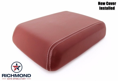 08-10 F250 F350 King Ranch -Leather Center Console Lid Cover Armrest ...