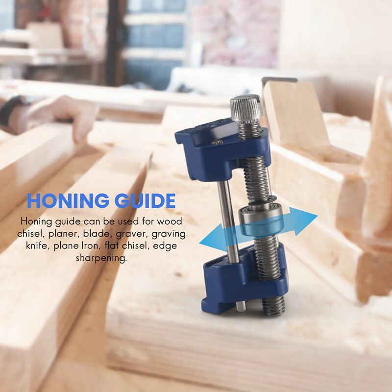 Chisel Honing Guide Jig Metal Angle Sharpener for Wood Chisel ...