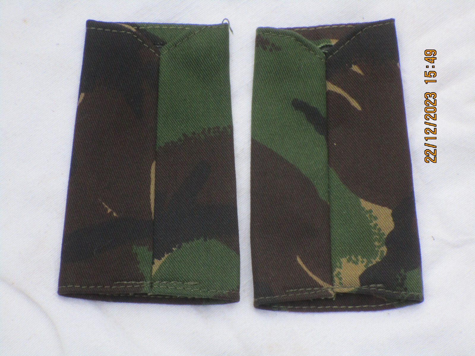 Lieutenant Colonel, Shoulder Marks DPM, Combat Dress, 70x110mm | eBay ...
