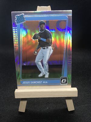Jesus Sanchez Rated Rookie Holo Silver Prizm Card 2021 Panini Donruss ...