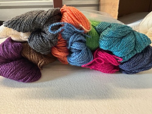 Lot Mini Skeins Hanks SOFT Peruvian #2 Wool Alpaca Silk Yarn 1lb 3oz ...