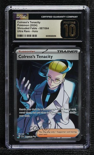 2024 Pokemon Scarlet & Violet - Shrouded Fable Colress's Tenacity #087 ...