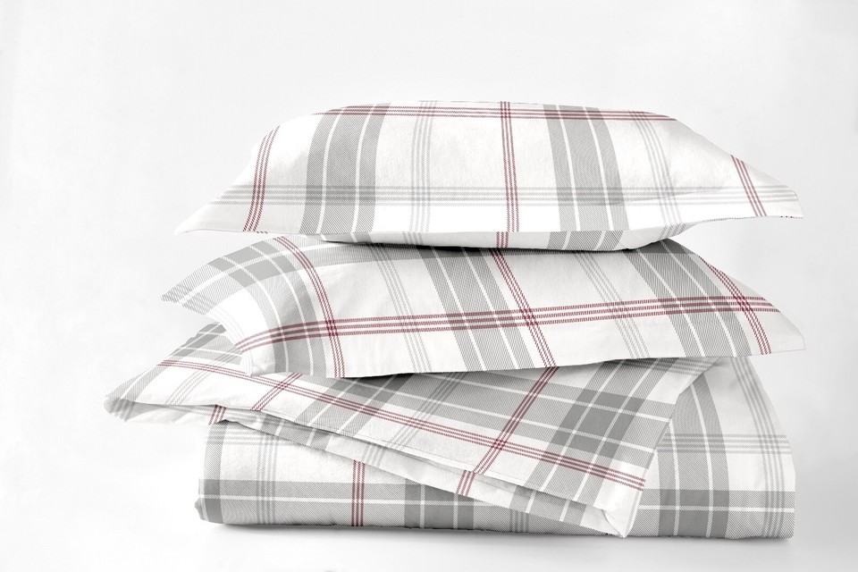 Dormisette Luxury 6Ounce German Flannel Cotton Sheets & Pillowcases Set ...