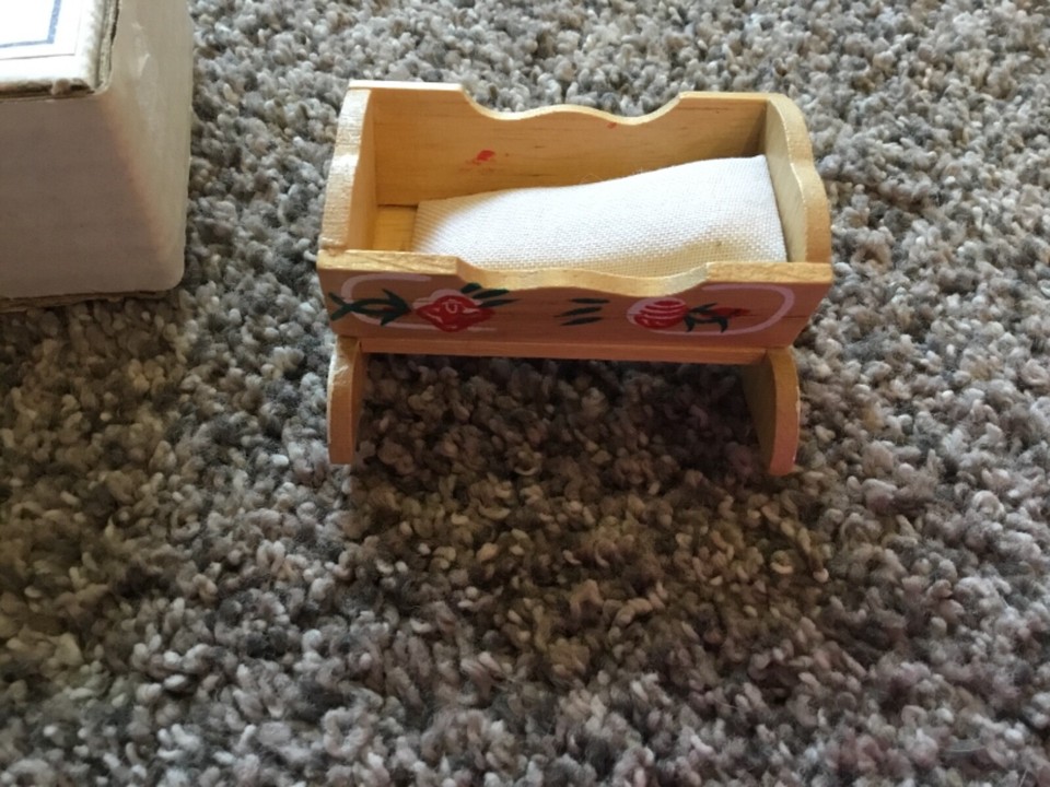 Cradle-| PA DUTCH DESIGN Wood Look Dollhouse Furniture | Chadwick - in ...