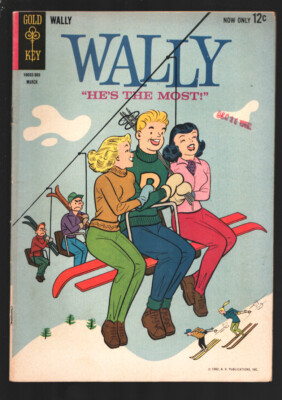 Wally#2 1963-Gold Key-Snow ski lift cover-Teen humor-Higher grade-VF | eBay