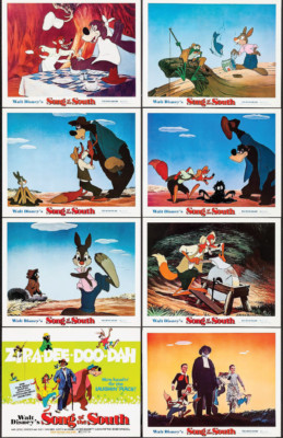 Song of the South Movie Lobby Cards Brer Rabbit Bear Uncle Remus Disney ...
