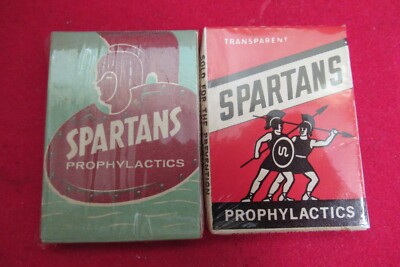 Vintage "SPARTANS" Vending Machine Condoms Prophylactics Boxes | eBay
