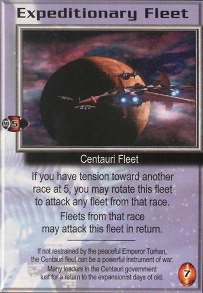 Babylon 5: Expeditionary Fleet (Centauri) [Ungraded] from set B5 ...