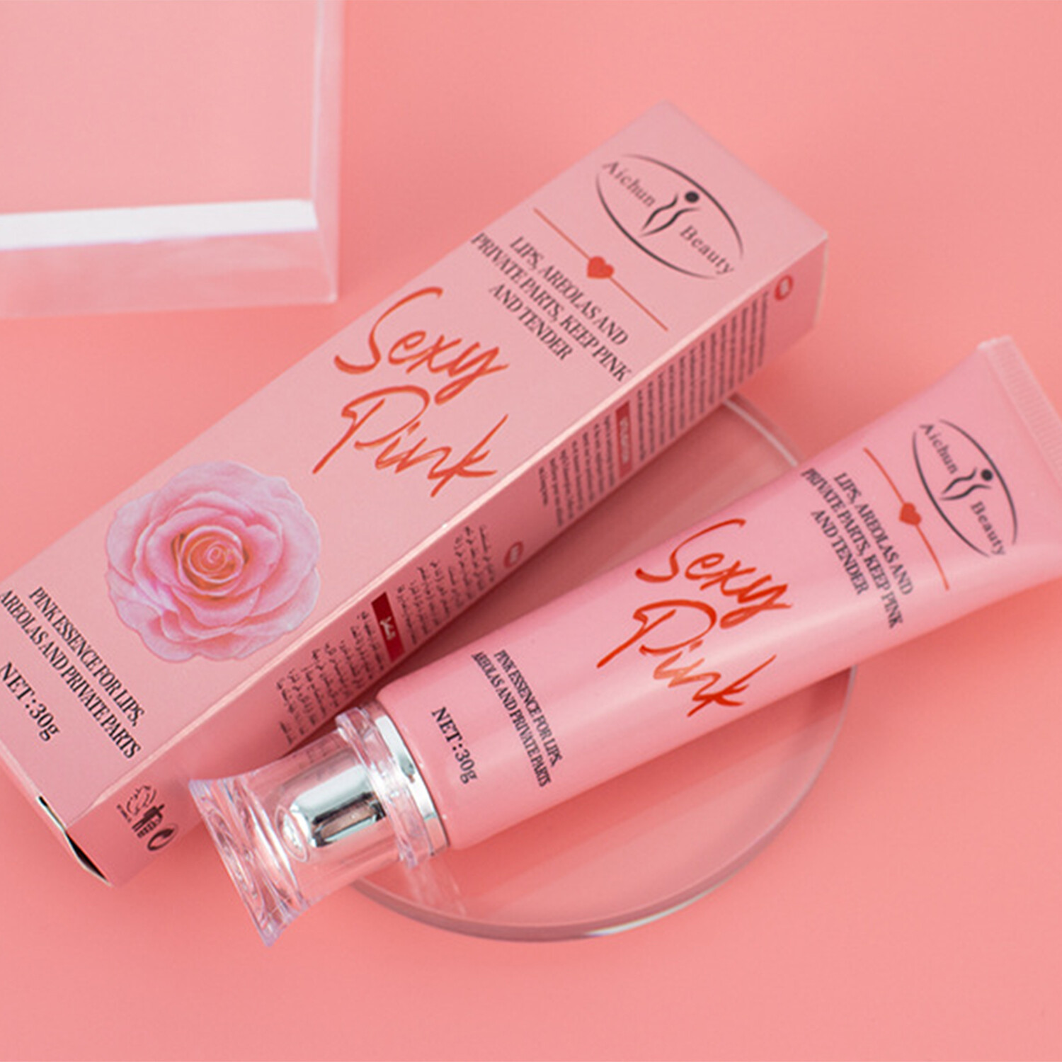 Aichun Beauty Pink Tender Skin Essence Lips Areolas Private Parts 30g ...