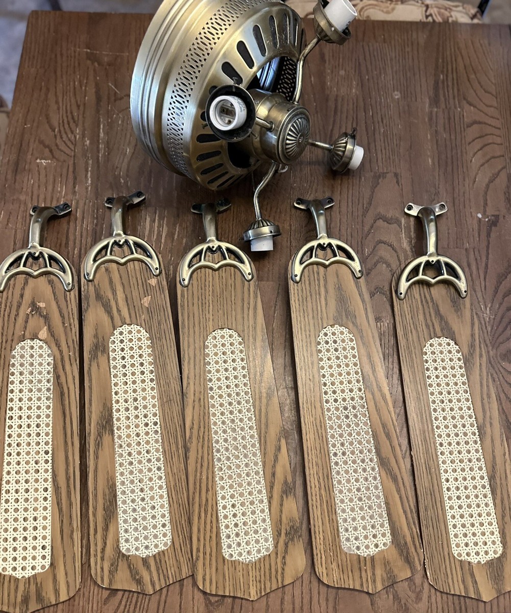 Old Ceiling Fan Blade With Stitches