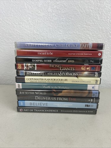 Lot Of 11 Christian/Religious/Spirituality Film DVDs NEW sealed | eBay