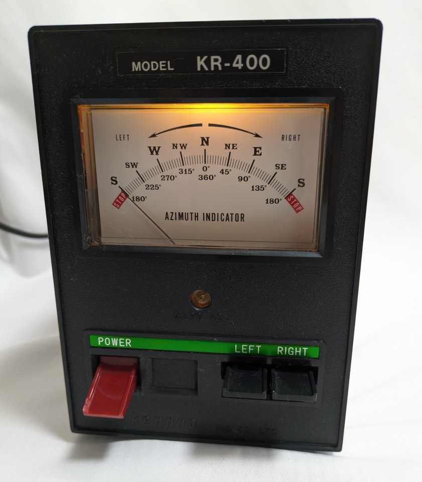 Kenpro KR-400 Azimuth Indicator Antenna Rotator Controller Ham Radio ...