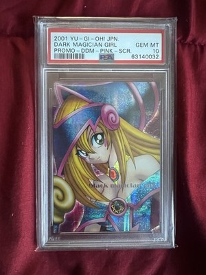Dark Magician Girl Yugioh 2001 DDM Promo Pink SCR Secret Rare Japanese PSA 10 | eBay