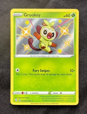 Grookey SV004/SV122 Shiny Holo Rare-Shining Fates | eBay