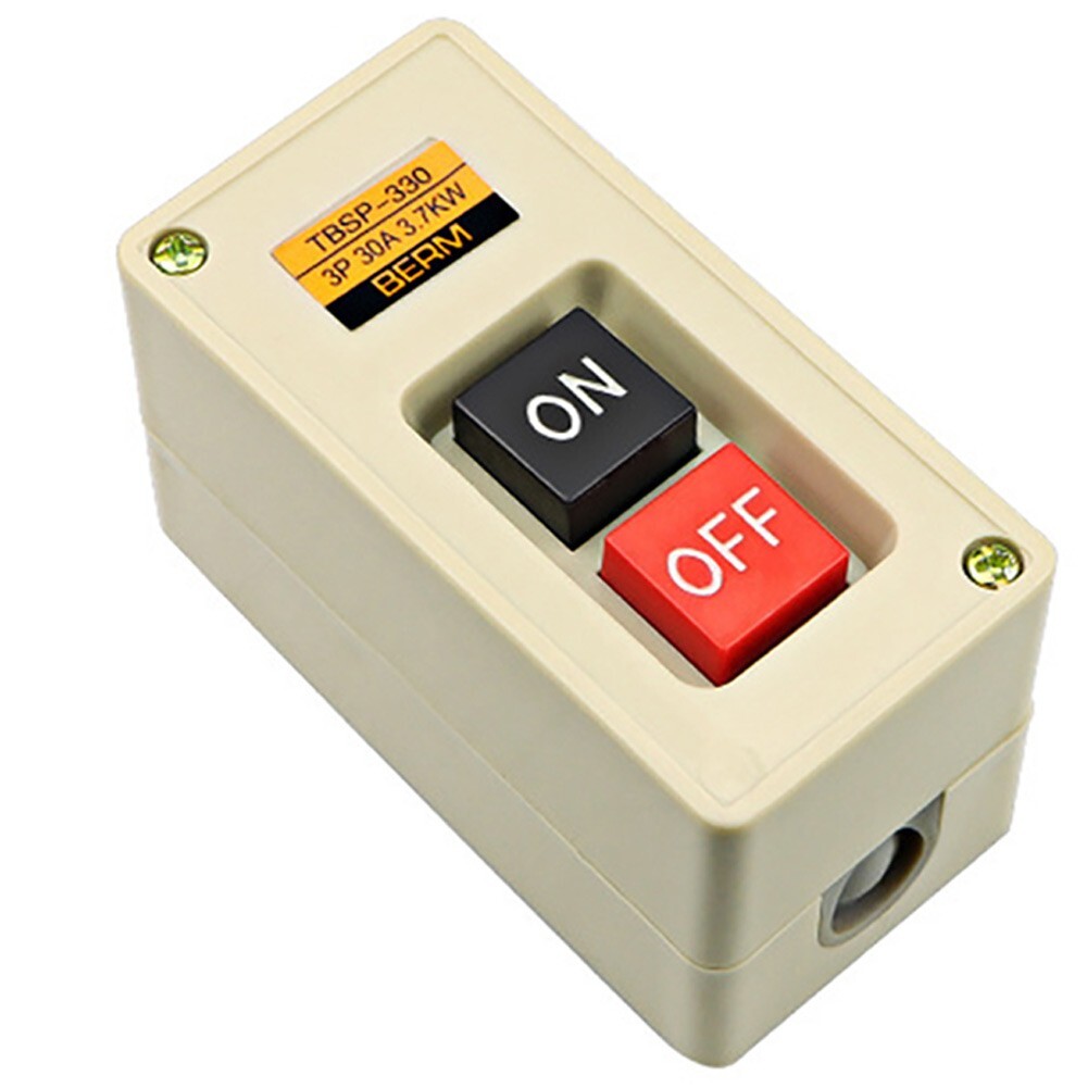 Convenient ON/OFF 3P 30A Power Pushbutton Switch TBSP 330 for ...
