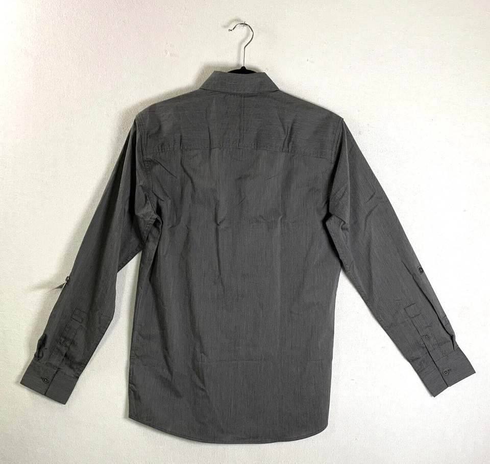 NWT Wrangler All Terrain Gear Men's Small Grey Utility Long Sleeve ...