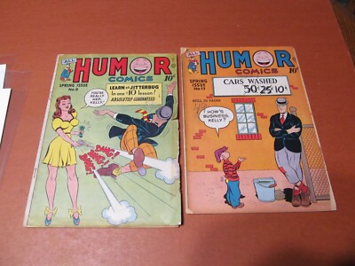 ALL HUMOR COMICS #9 & #13, 1948 & 1949, GOOD | eBay