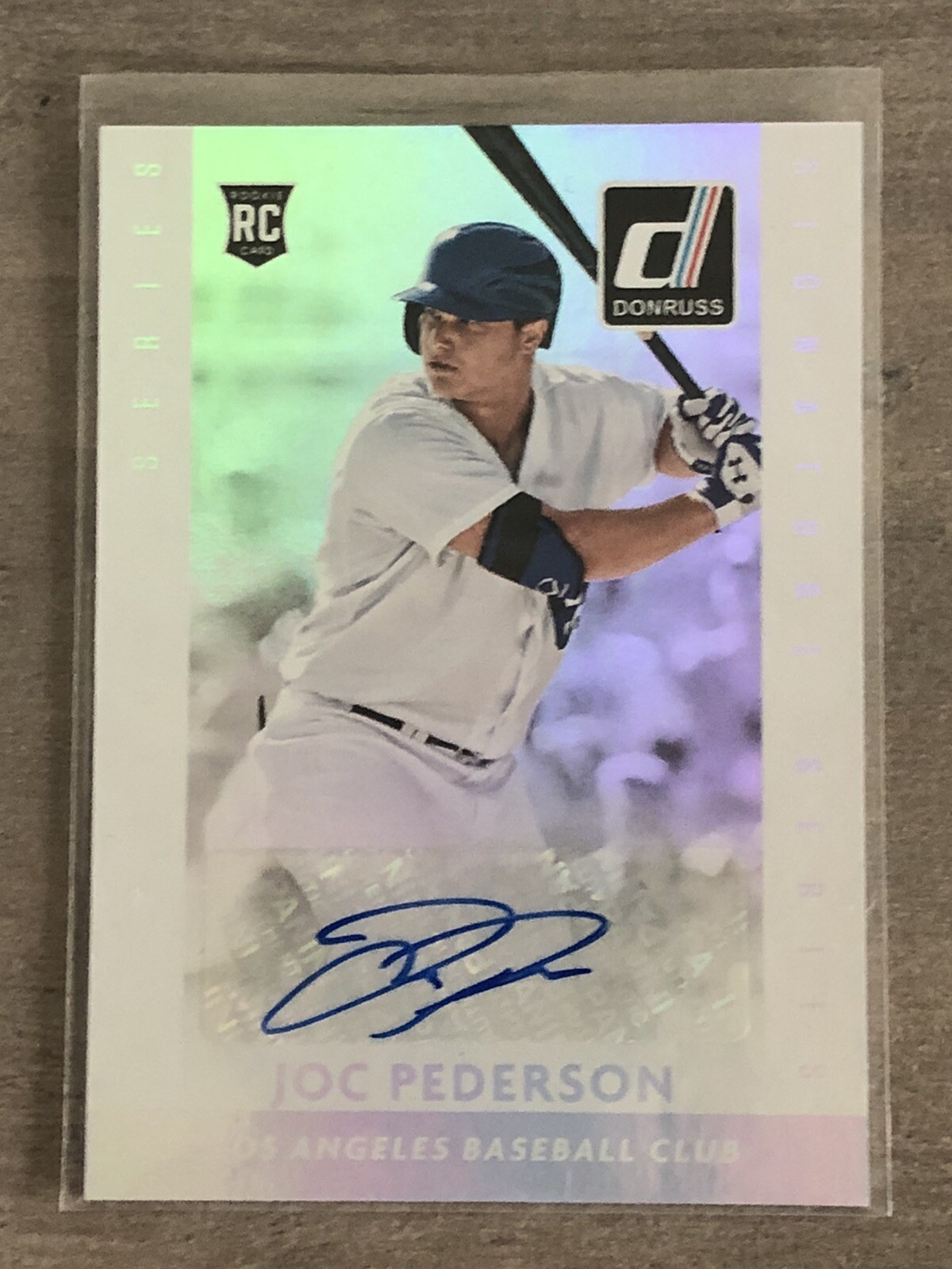 Joc Pederson 2015 Donruss Signature Series AUTOGRAPH Rookie Card RC. LA ...