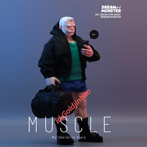 Dream UNCLE MUSCLE Resin Statue H27.5cm Cast off Collection | eBay