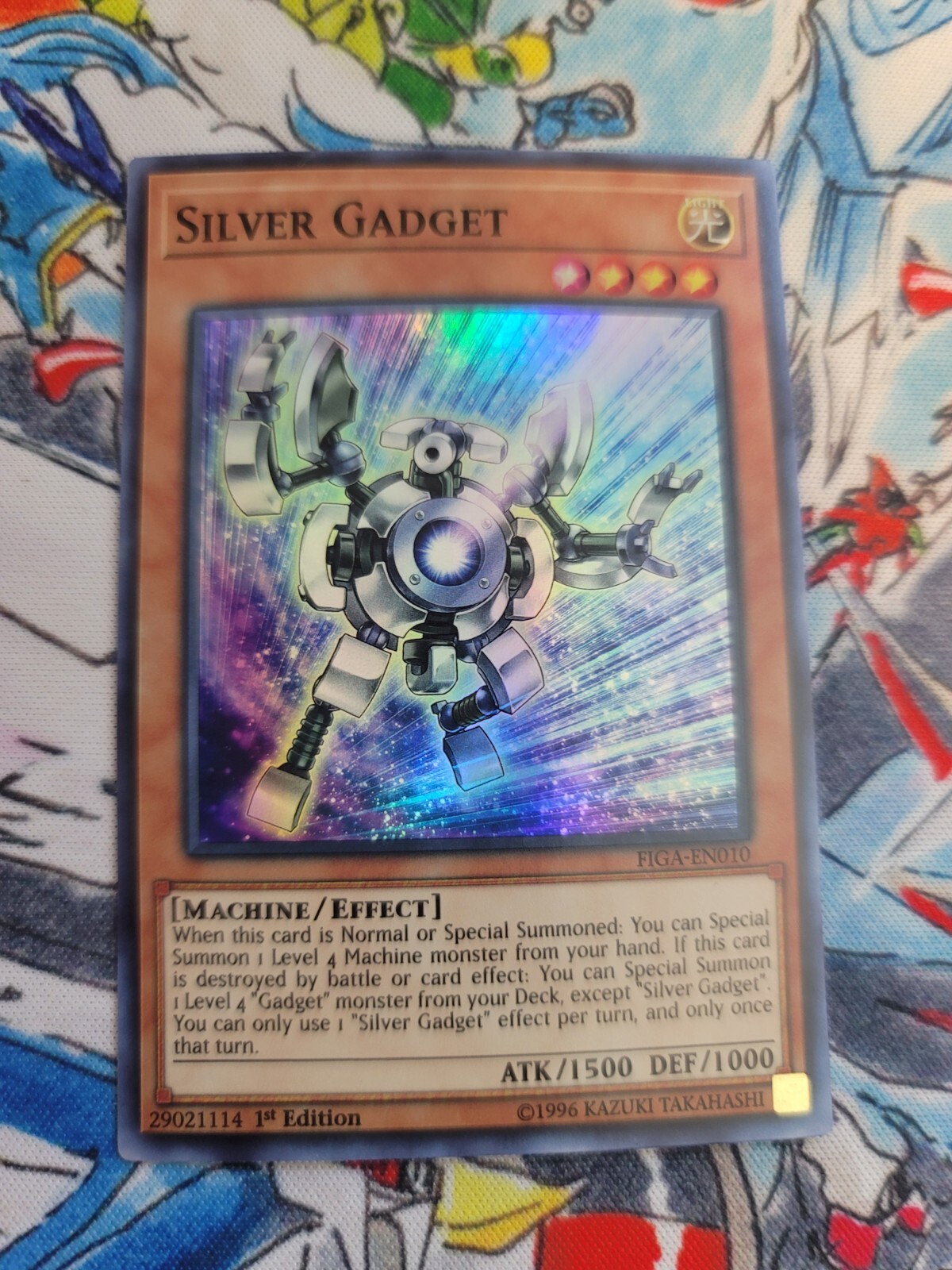 YuGioh Silver Gadget NM (1st Ed.) FIGA-EN010 Super Rare Card | eBay