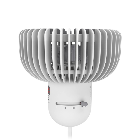 Sharper Image By Vornado Refresh 01 Desktop Fan (Ice White, Brown Box ...